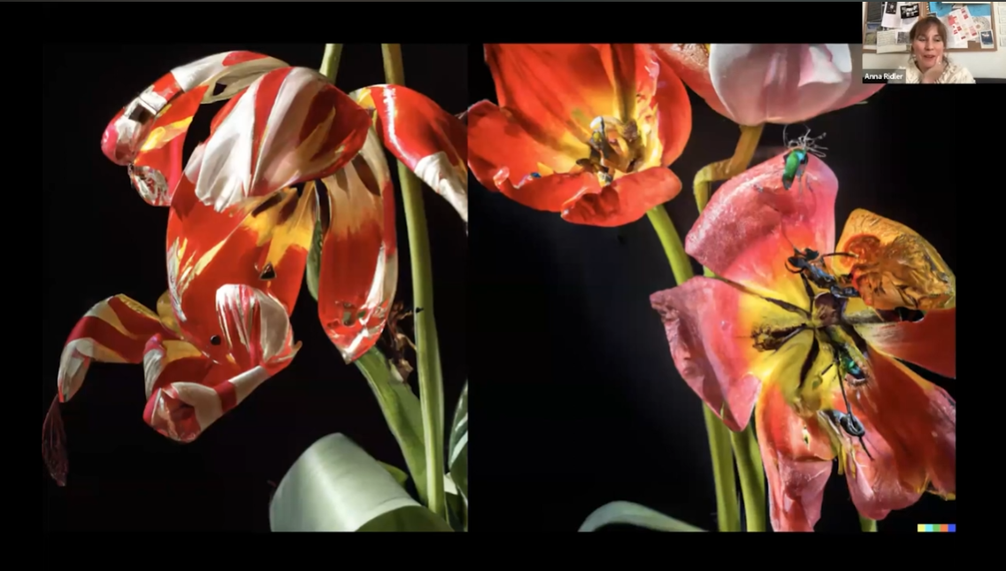 Anna Ridler Artist – CAS AI Image Art talk 2023 transcript – Geoff Davis computer AI digital ...