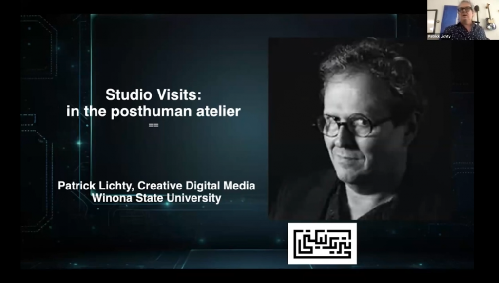 Patrick Lichty Artist & Writer – Studio Visits Posthuman Atelier – CAS ...